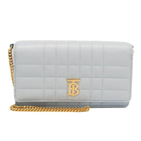 Burberry | Bags | Burberry Lola 86681 Womens Leather Shoulder Bag Light ...